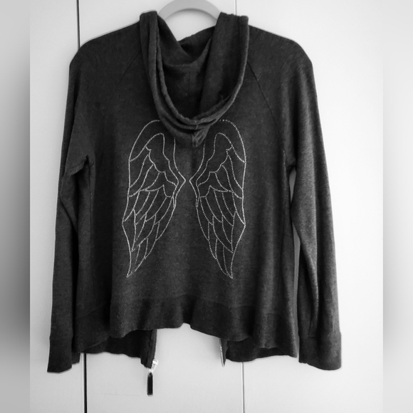 Victoria's Secret | Tops | Victorias Secret Angel Wings Hoodie Size ...
